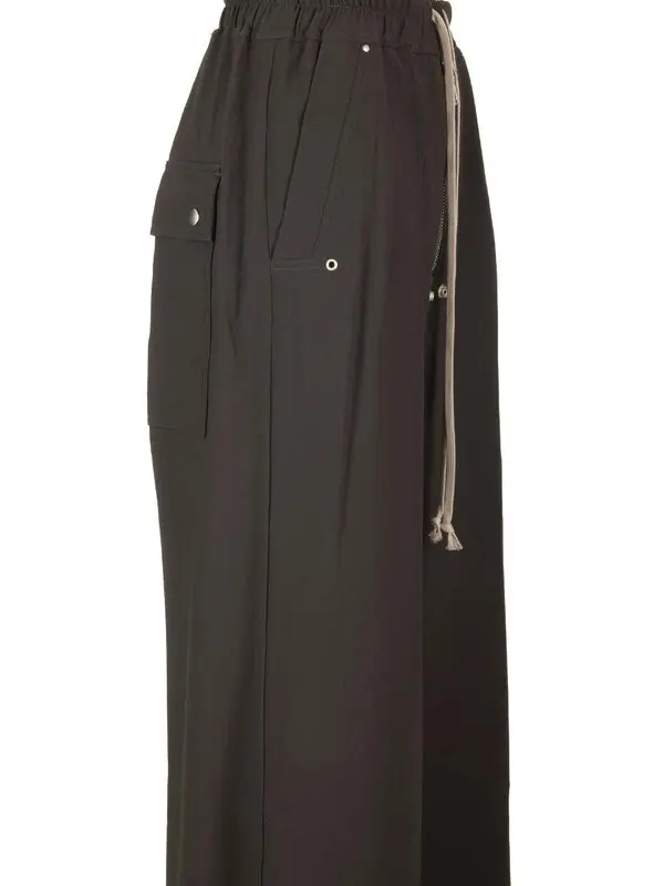 Rick Owens Geth Belas Cupro Trousers - Brown