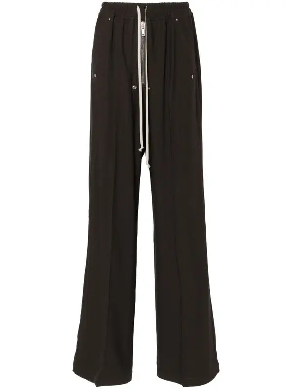 Rick Owens Geth Belas Cupro Trousers - Brown