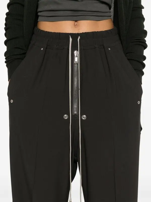 Rick Owens Geth Belas Cupro Trousers - Brown