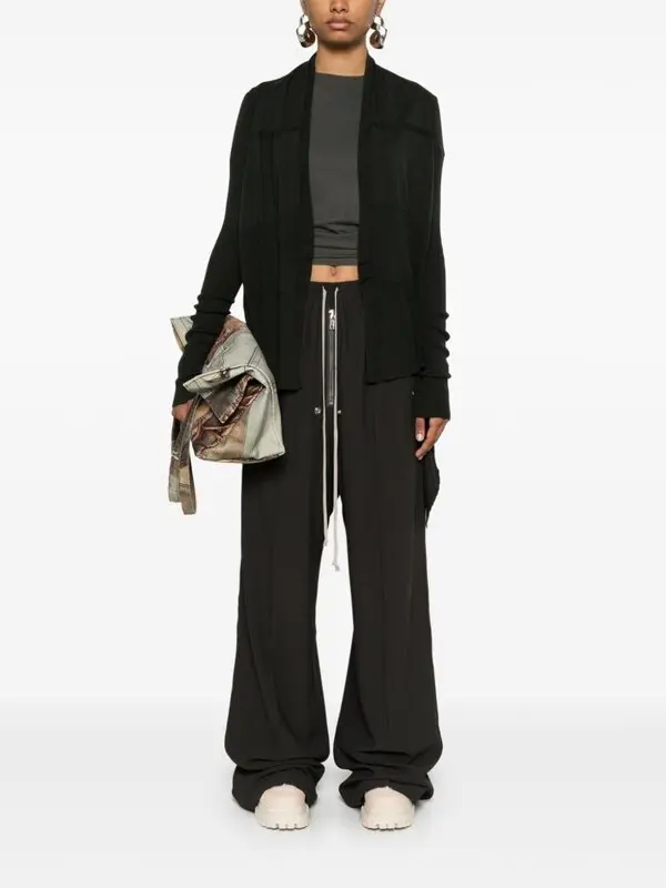 Rick Owens Geth Belas Cupro Trousers - Brown
