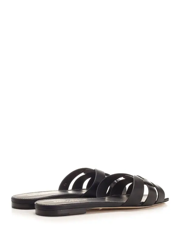 Saint Laurent Nu Pieds Tribute Sandals - Black