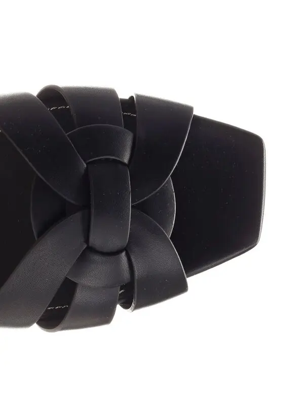 Saint Laurent Nu Pieds Tribute Sandals - Black