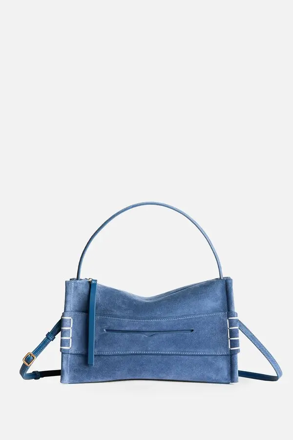 JW Anderson Loafer Bag In Suede And Calf Leather - Multicolor