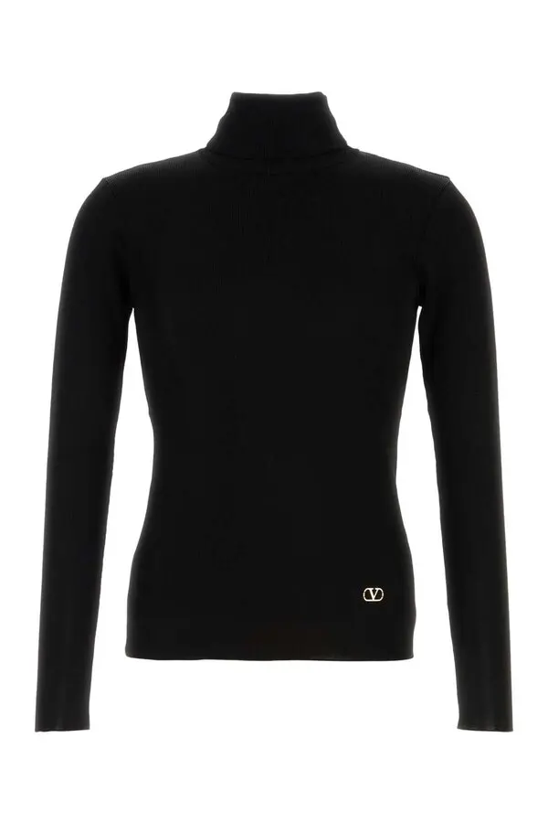 Valentino Garavani Ribbed Knit Turtleneck Sweater