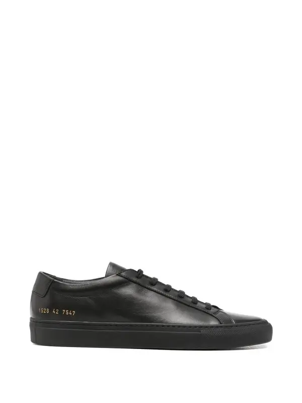 COMMON PROJECTS Achilles Low Top Leather Sneakers - Black