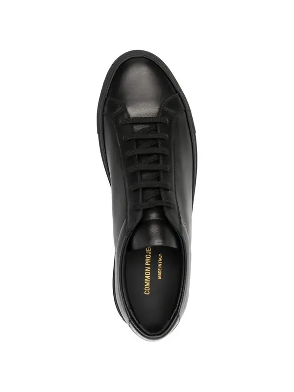 COMMON PROJECTS Achilles Low Top Leather Sneakers - Black