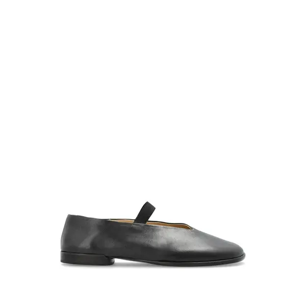LEMAIRE Lemiare Ballet Flats With Elasticated Strap - Brown