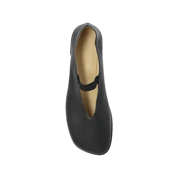 LEMAIRE Lemiare Ballet Flats With Elasticated Strap - Brown