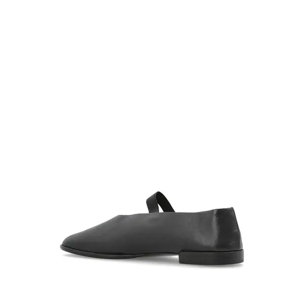 LEMAIRE Lemiare Ballet Flats With Elasticated Strap - Brown