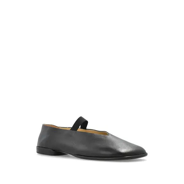 LEMAIRE Lemiare Ballet Flats With Elasticated Strap - Brown