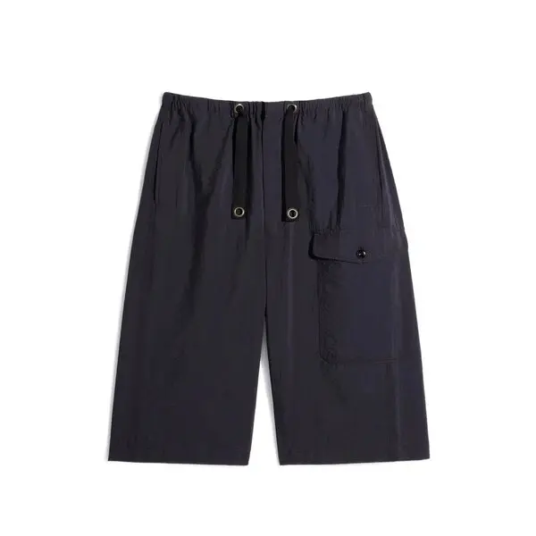 LEMAIRE Drawstring Cargo Shorts - Black