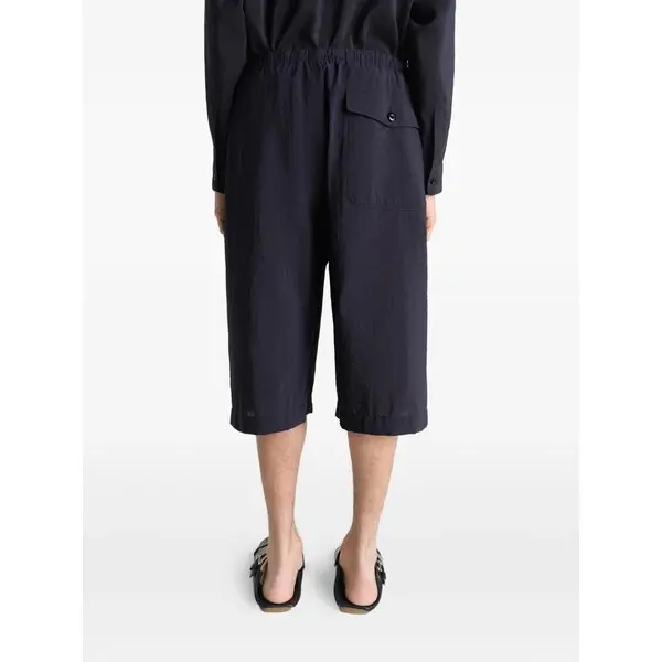 LEMAIRE Drawstring Cargo Shorts - Black