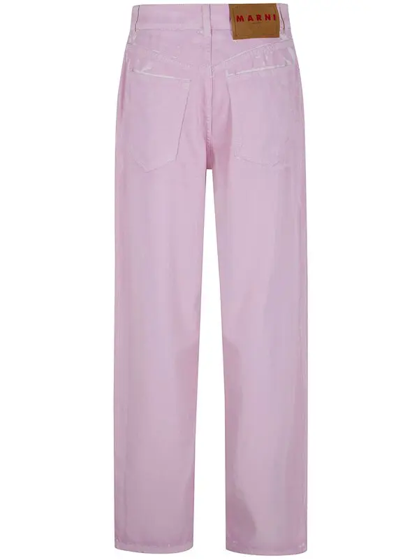 Marni Cotton Woven Trousers