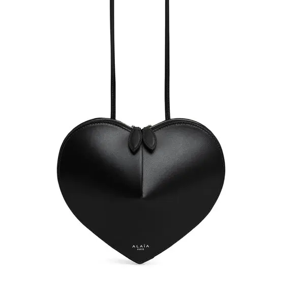 Alaïa Le Coeur Shoulder Bag - Black