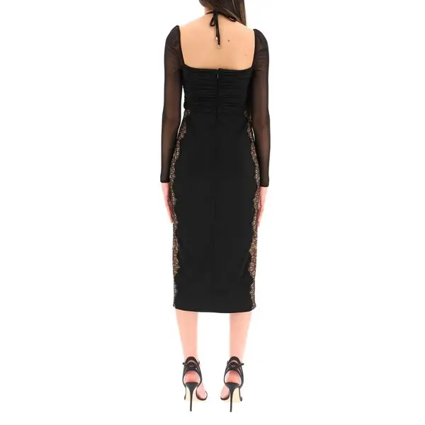 SELF-PORTRAIT Lace Trimmed Dress