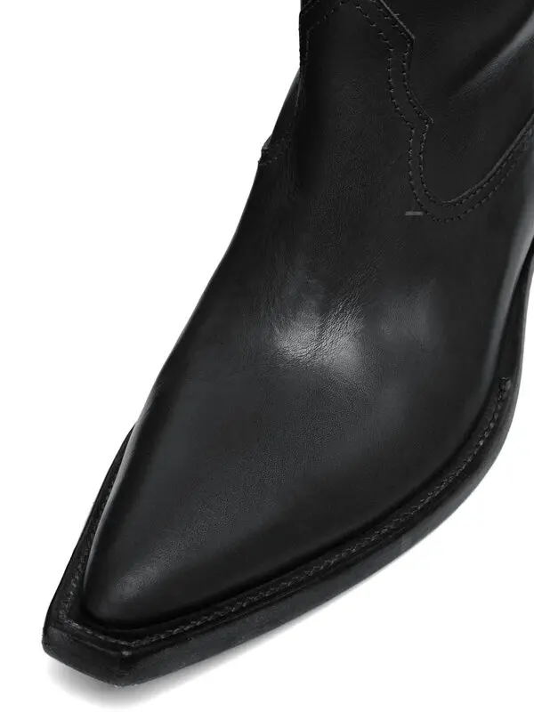 MAISON MARGIELA Leather Western Boots - Multicolor