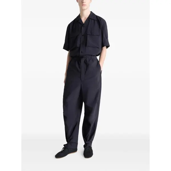 LEMAIRE Loose Fit Cotton Blend Trousers