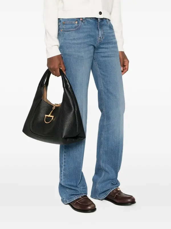 Gucci Softbit Leather Shoulder Bag - Multicolor