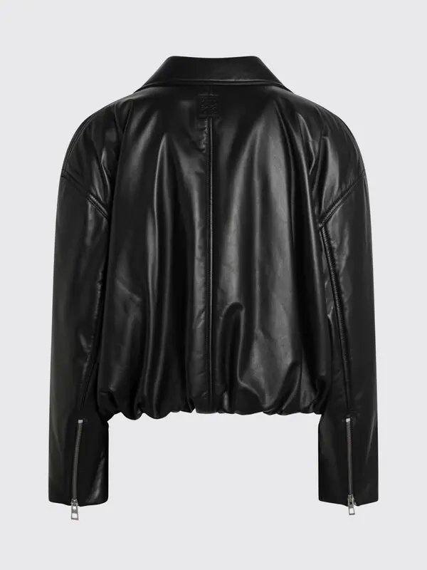 Loewe Leather Zip-up Jacket - Black