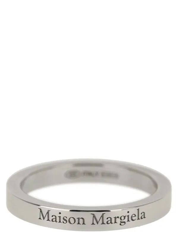 MAISON MARGIELA Logo Ring - Silver