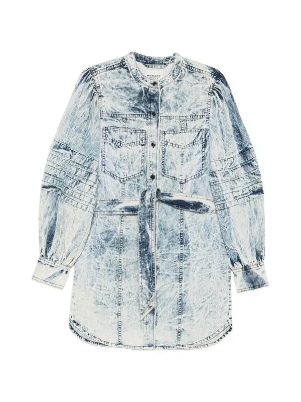 Isabel Marant Étoile Moe Cotton Short Dress - Multicolor