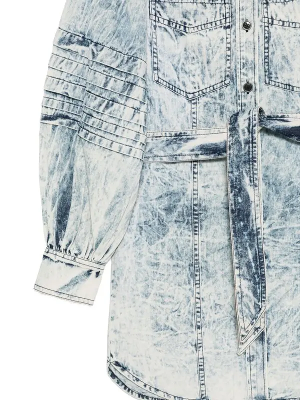 Isabel Marant Étoile Moe Cotton Short Dress - Multicolor
