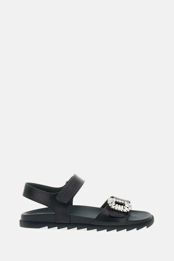 ROGER VIVIER Embellished Buckled Sandals