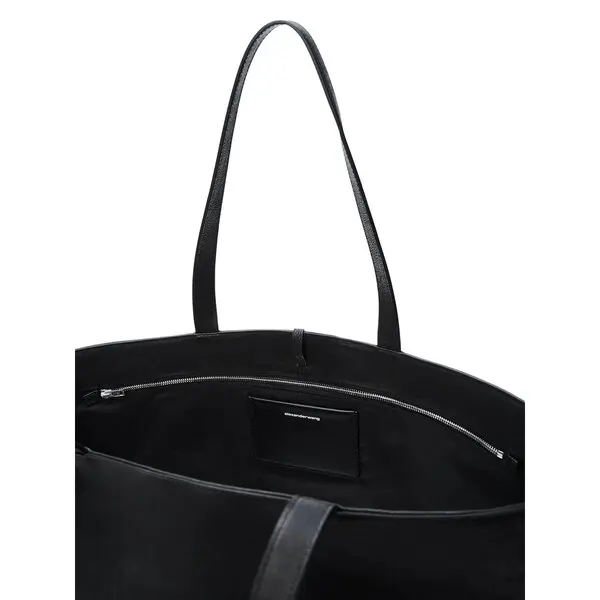 Alexander Wang Embossed Logo Leather Tote Bag