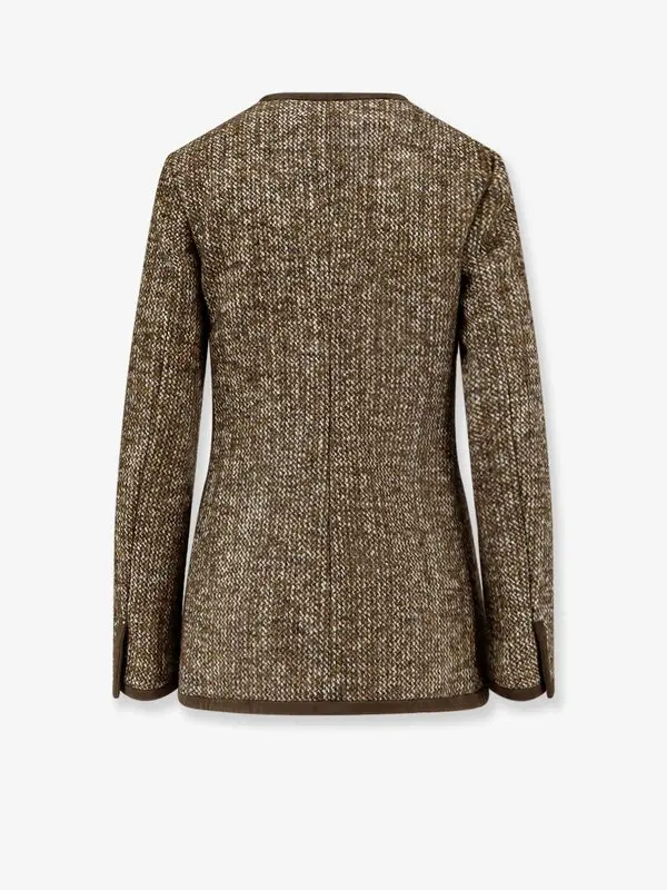 GOLDEN GOOSE Wool Blend Blazer - Multicolor
