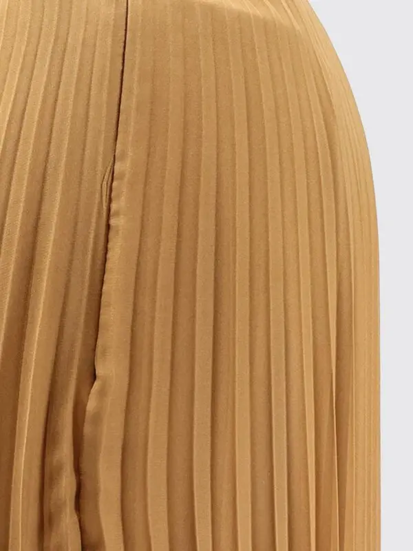 Max Mara Pleated Wide-leg Trousers - Brown