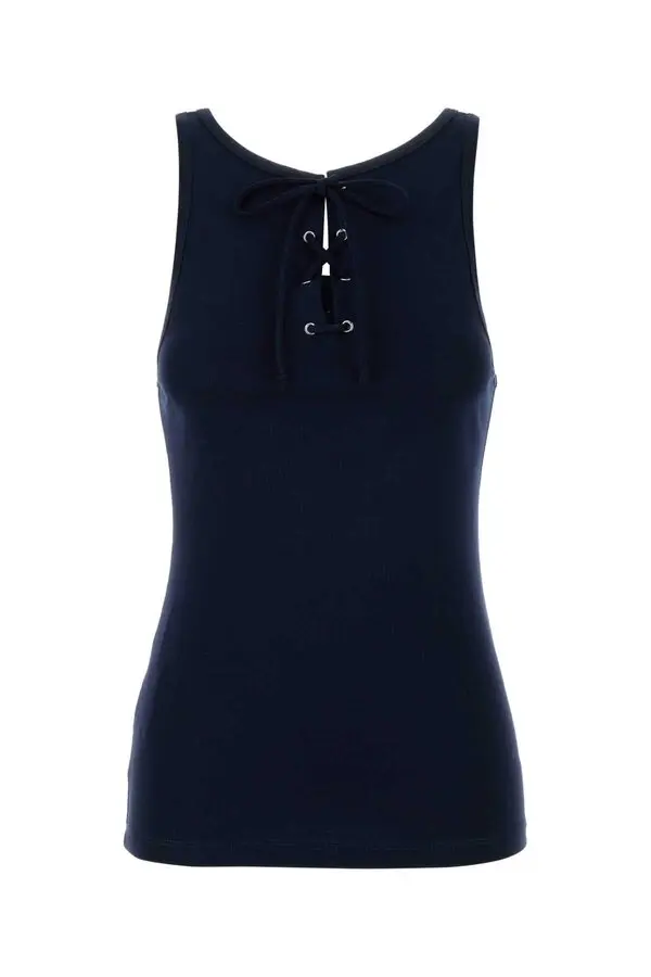 Prada Cotton Tank Top - Blue