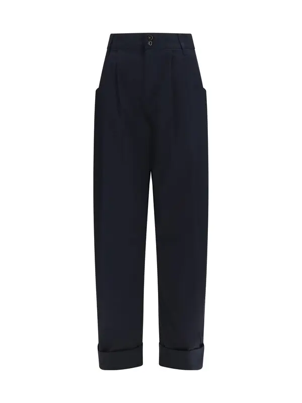 Jacob Cohen Lindsay Barrel Wide Leg Pants - Blue