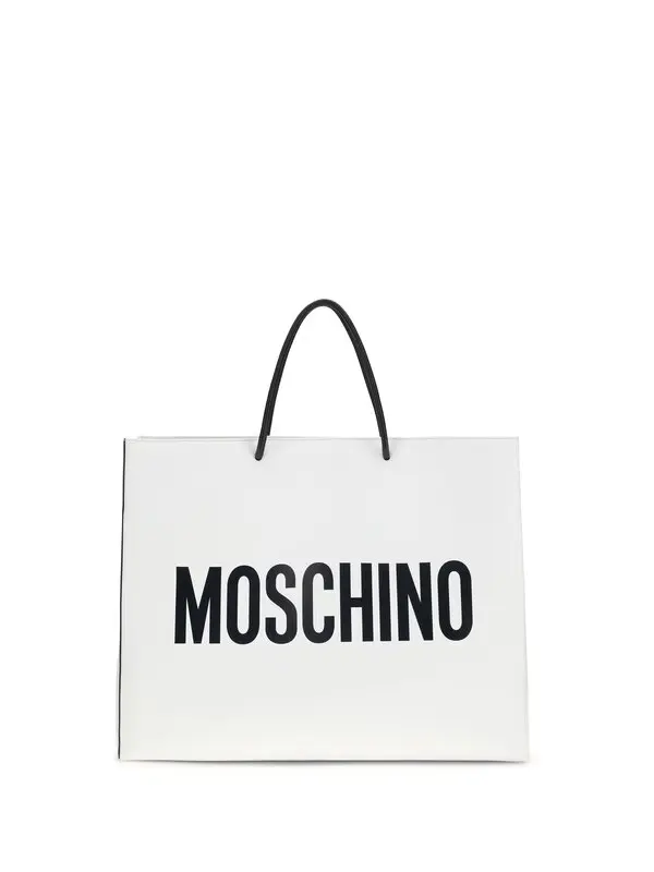 Moschino Shopper Bag With Front Logo