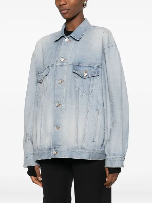 Balenciaga Denim Jacket - Multicolor