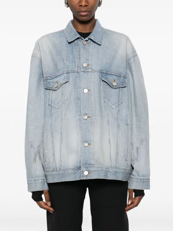 Balenciaga Denim Jacket - Multicolor