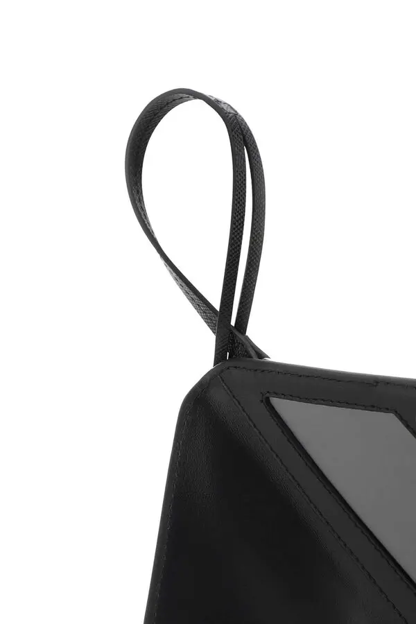 Prada Leather Name Tag