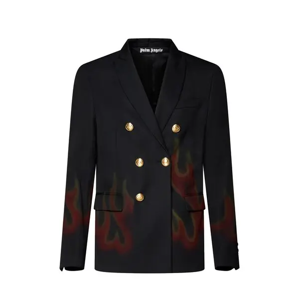 Palm Angels Fire Blazer - Black
