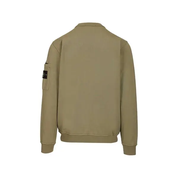 Stone Island Crew Neck Sweatshirt With Logo Detail
