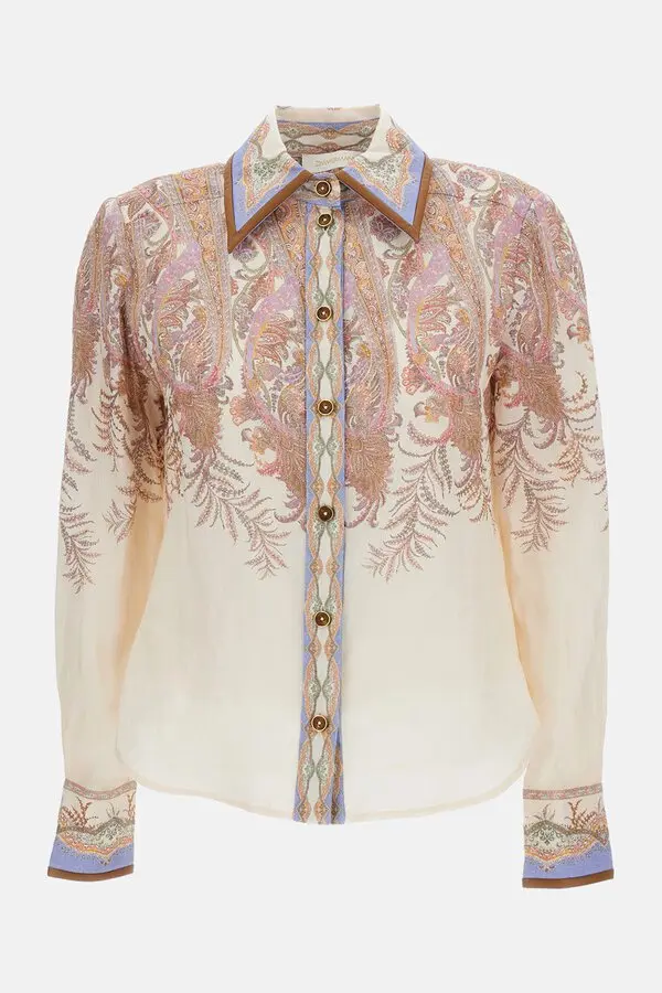 Zimmermann Alchemy Shirt With Paisley Print - Multicolor