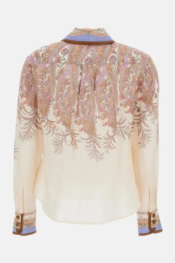 Zimmermann Alchemy Shirt With Paisley Print - Multicolor