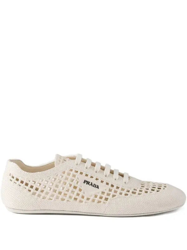 Prada Collapsible Knit Sneakers