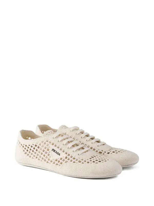 Prada Collapsible Knit Sneakers