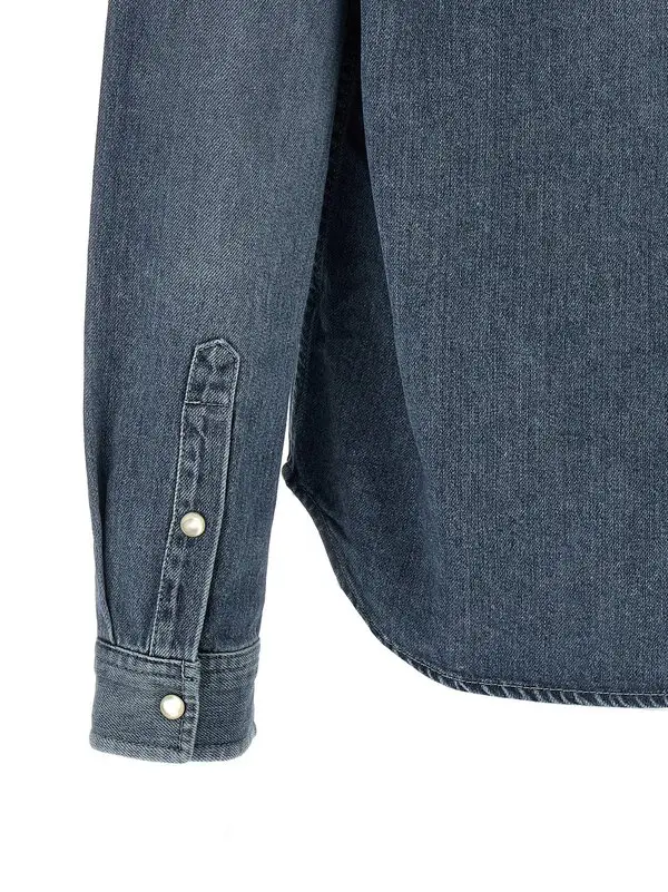 Saint Laurent Cassandre' Shirt - Blue