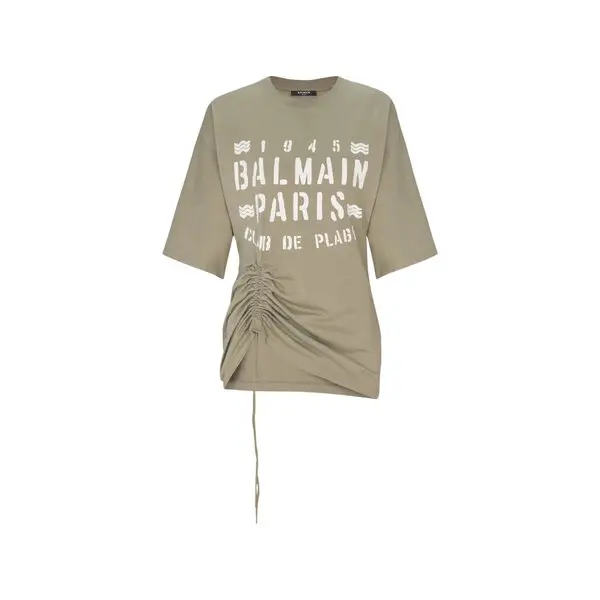 Balmain Paris Printed Cotton T-shirt