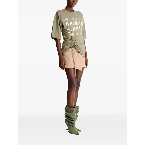 Balmain Paris Printed Cotton T-shirt