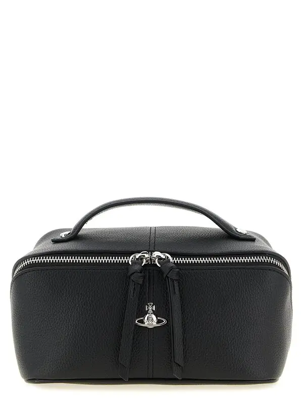VIVIENNE WESTWOOD Orb Bas Relief Beauty Case - Black