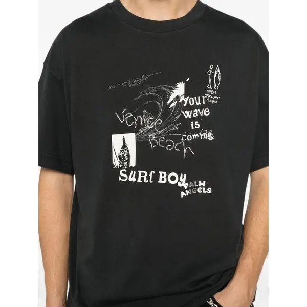 Palm Angels T-shirts & Vests T-shirts - Black