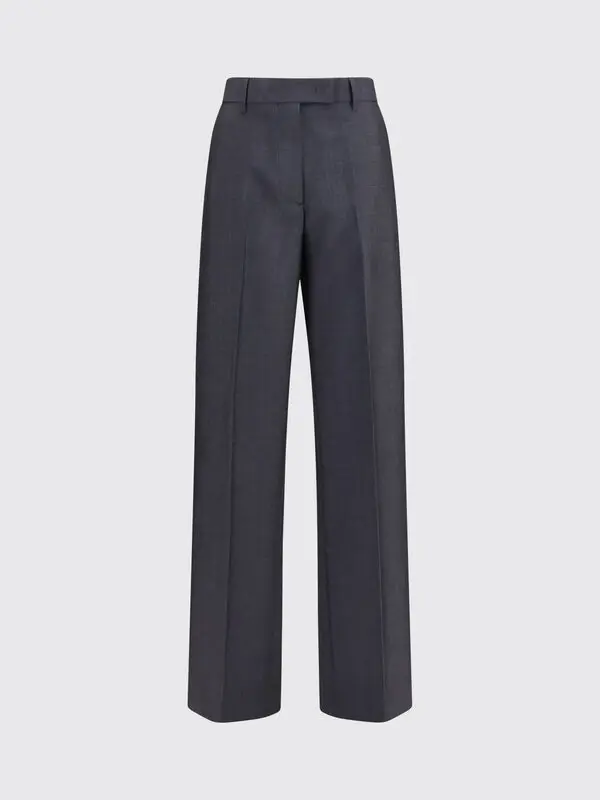 Miu Miu Wide Leg Wool Blend Pants