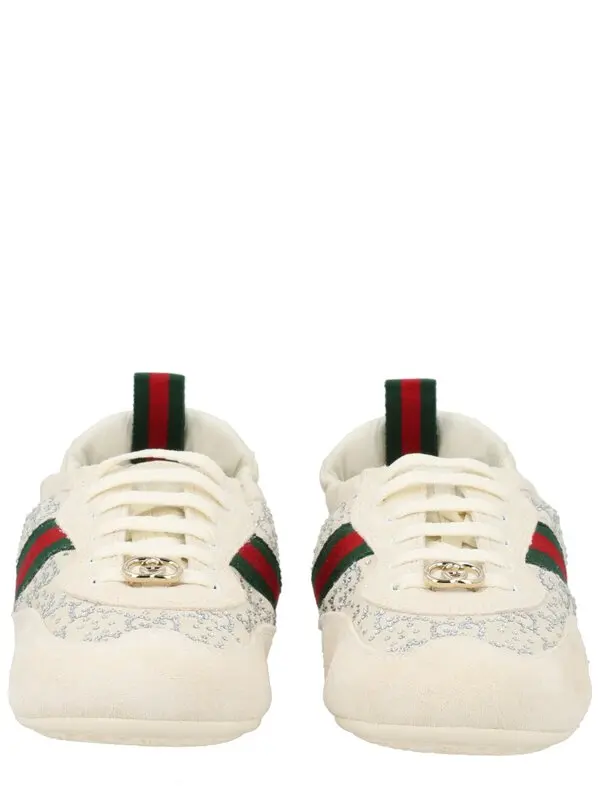 Gucci Shift Sneakers - Cream