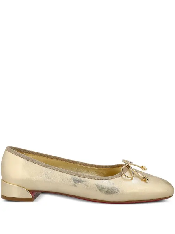 CHRISTIAN LOUBOUTIN Sweetie Jane Leather Ballet Flats - Multicolor